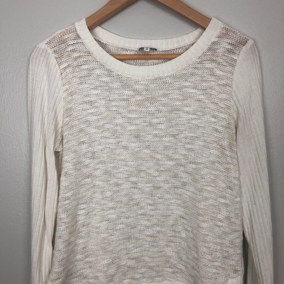 Splendid | Sweaters | Splendid Sweater With Glitter Thread Gold | Poshmark